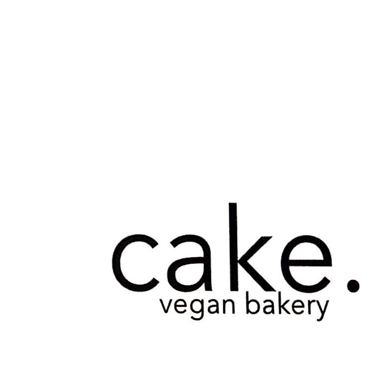 cake. vegan bakery logo